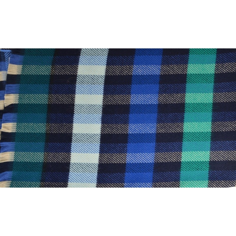 Châle Extrème bleu-vert made in France